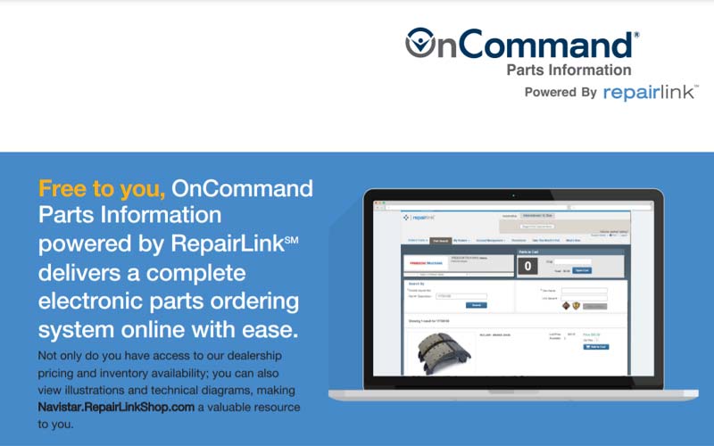 Coming Soon- Order Parts Online - Lakeside International Trucks